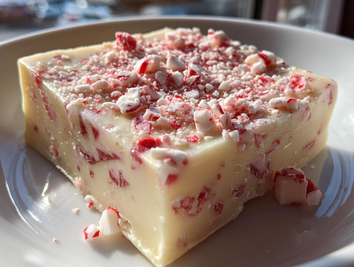 Delicious Gluten-Free Vegan Peppermint Fudge Holiday